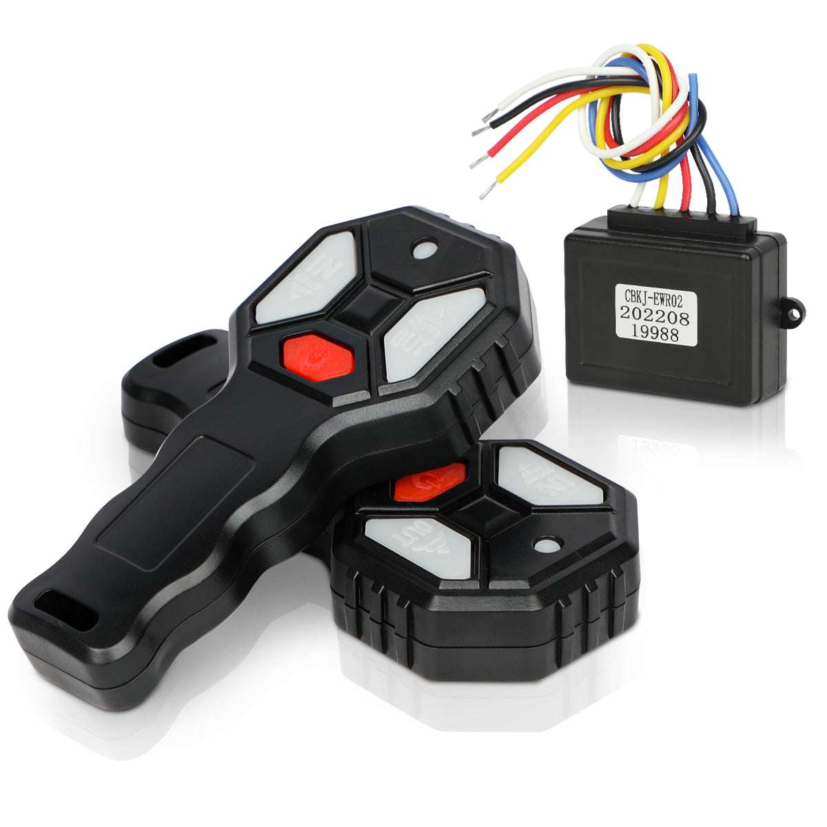 X-BULL 2x Wireless Winch Remote Control 12 Volt Handset Switch 150ft 4 ...